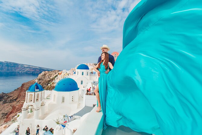 Santorini Flying Dress Photo - Recommendations for the Best Experience