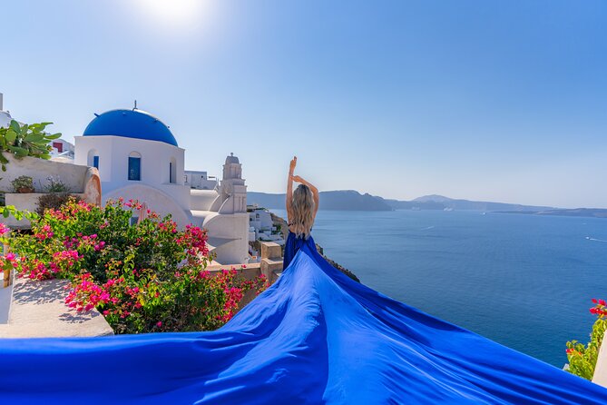 Santorini Flying Dress Photoshoot - Key Points