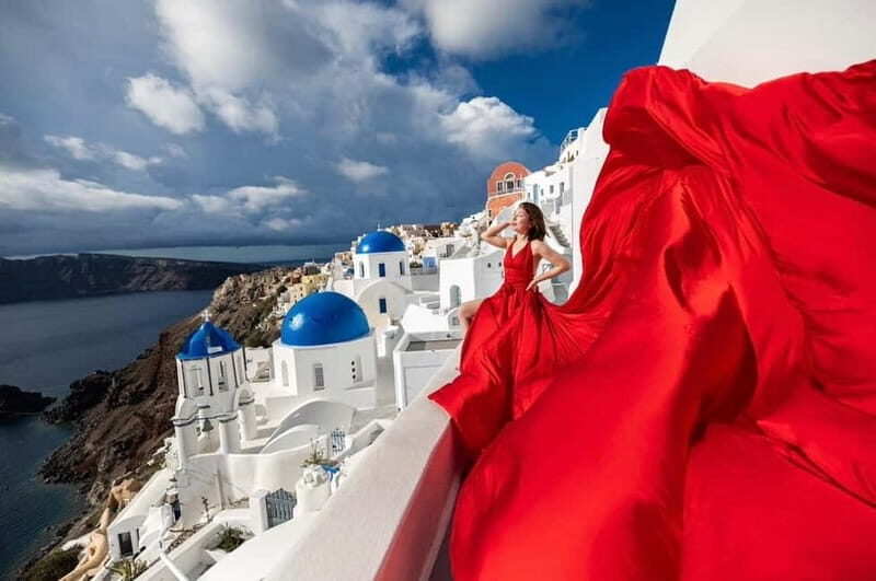 Santorini: Flying Dress Photoshoot **Dress Included** - Authentic Reviews: What Past Participants Say