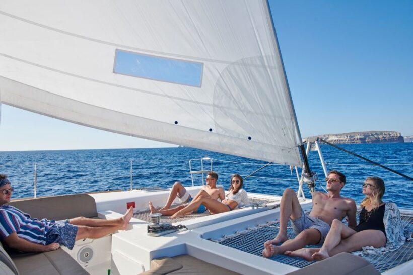 Santorini Gold Catamaran Cruise with Snorkel, BBQ & Open Bar - Practical Details & Comfort