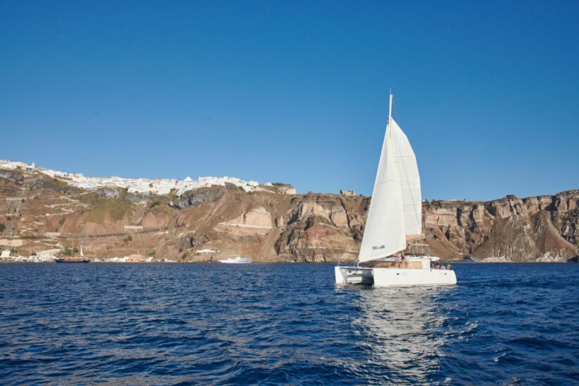 Santorini Gold Catamaran Cruise with Snorkel, BBQ & Open Bar - Why Travelers Love It