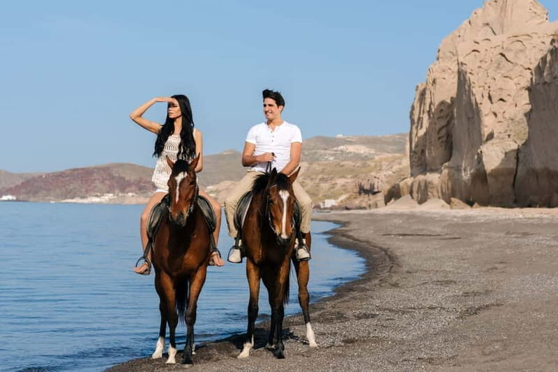 Santorini: Horseback Riding on the Black Sandy Eros Beach - Who Should Consider This Tour?