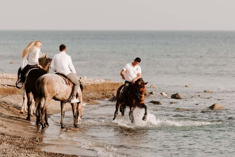Santorini: Horseback Riding on the Black Sandy Eros Beach - FAQs