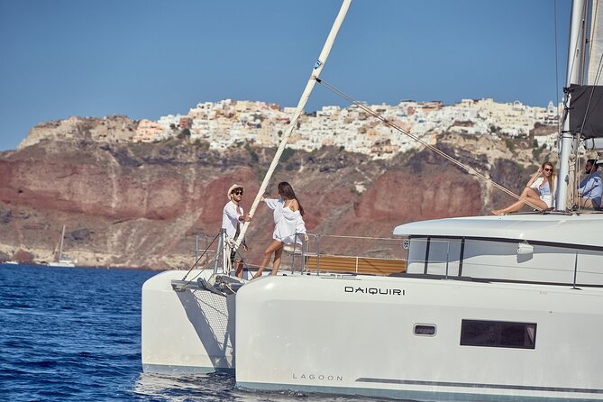 Santorini Oia: Caldera Luxury Day Cruise With BBQ & Drinks - Pickup and Transportation Arrangements