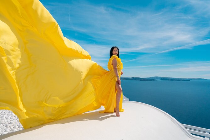 Santorini Oia: Private Flying Dress Photoshoot - The Sum Up
