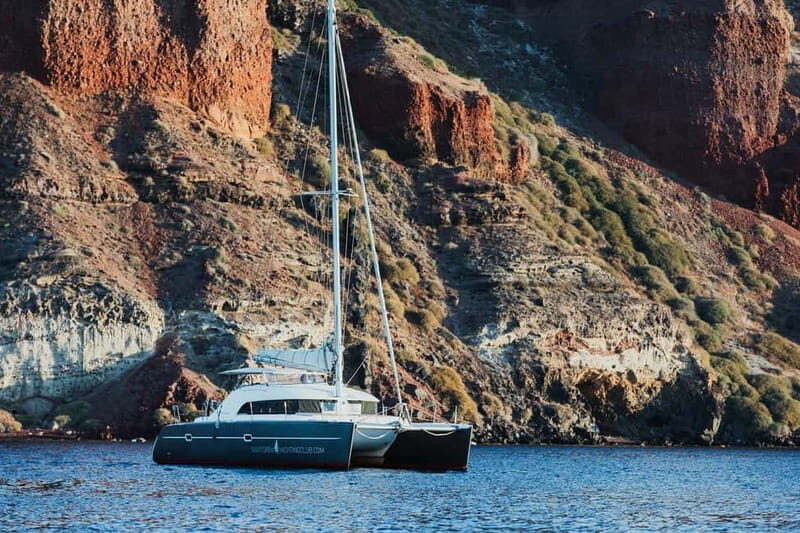 Santorini: Private Catamaran Cruise with BBQ Meal and Drinks - An In-depth Look at the Santorini Private Catamaran Experience