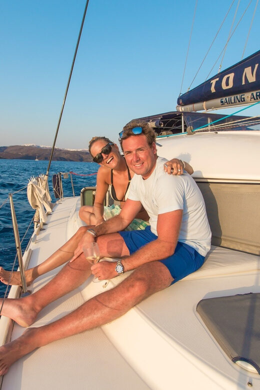 Santorini: Private Catamaran Cruise with Food & Drinks - An Overview of the Private Catamaran Experience