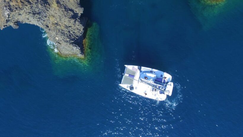 Santorini: Private Catamaran Cruise with Food & Drinks - The Sum Up