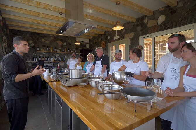 Santorini Private Cooking Class and Wine Tasting Tour - Indulging in Traditional Santorini Cuisine
