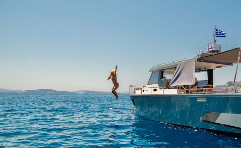 Santorini: Private Diamond 36 Motor Yacht Caldera Cruise - Frequently Asked Questions