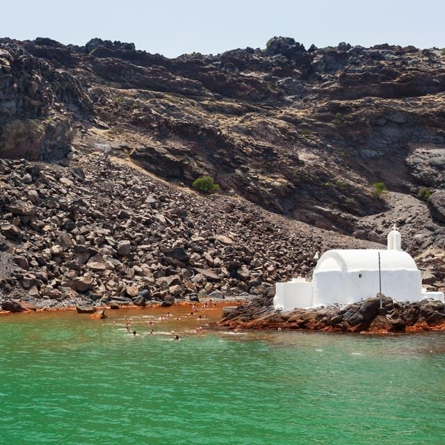Santorini: Private Motor Yacht Cruise with Meal & Open Bar - The Sum Up