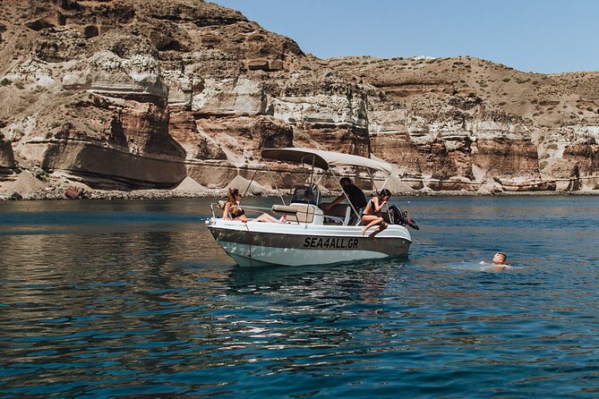 Santorini Rent a Boat Without License - Pricing and Payment Options