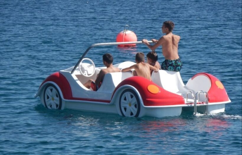 Santorini: Sail into Serenity with Our Pedal Boats - A Closer Look at the Pedal Boat Experience