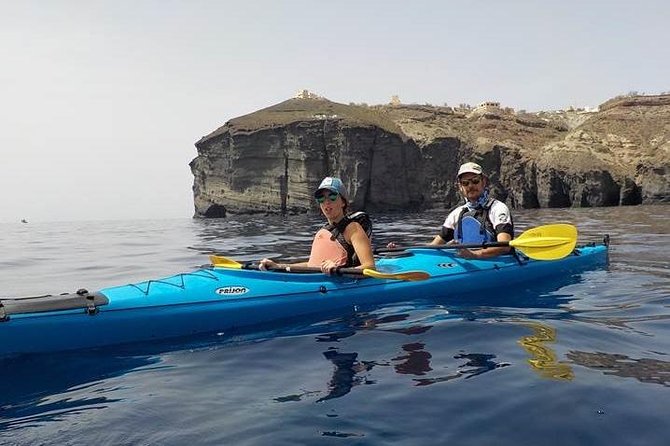Santorini Sea Kayak - South Discovery, Small Group incl. Sea Caves and picnic - The Experience for Different Types of Travelers