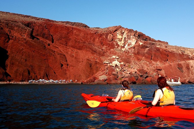 Santorini: Sea Kayaking With Light Lunch - Kayaking Route and Scenic Views