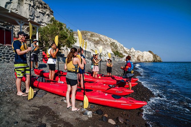 Santorini: Sea Kayaking With Light Lunch - Delicious Local Cuisine