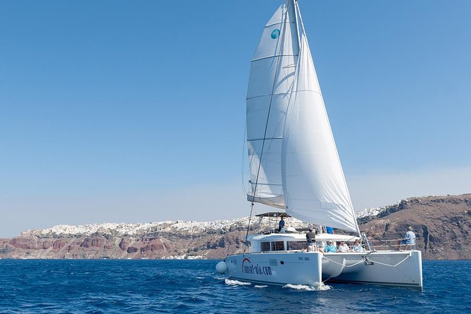 Santorini Small-Group Catamaran Sailing Trip(Bbq,Drinks, Transfer) - Inclusions and Logistics