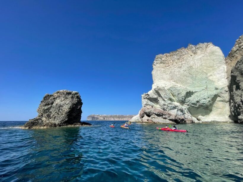 Santorini: South Sea Kayaking Tour with Sea Caves and Picnic - The Experience Overview