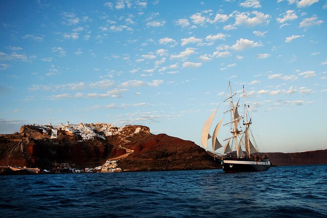 Santorini Sunset Dinner Cruise Including Nea Kameni Visit - Inclusions and Pricing