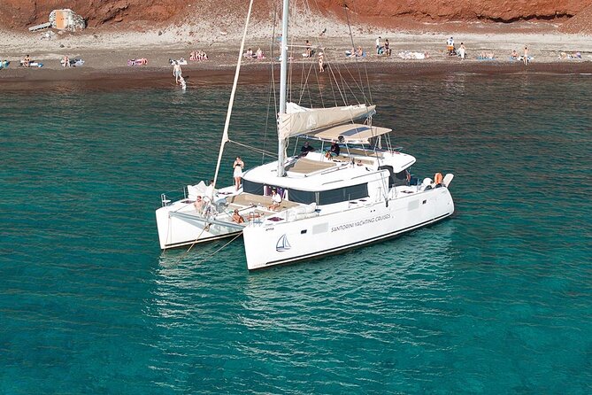 Santorini Sunset Sailing Cruise: Dinner, BBQ, Open Bar, Transfers - Meeting Point and Pickup Options