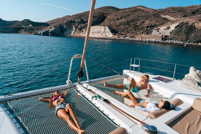 Santorini Sunset Sailing Cruise: Dinner, BBQ, Open Bar, Transfers - Onboard Activities and Entertainment