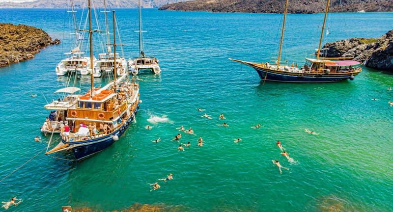 Santorini Volcano, Hot Springs Adventure - Key Points