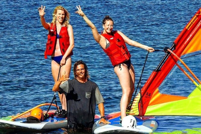 Santorini Windsurfing Lessons - Meeting and Pickup