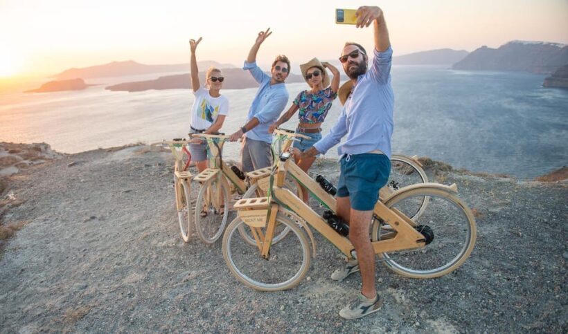 Santorini's Private 2-hour Wooden E-bike Tour - Key Points