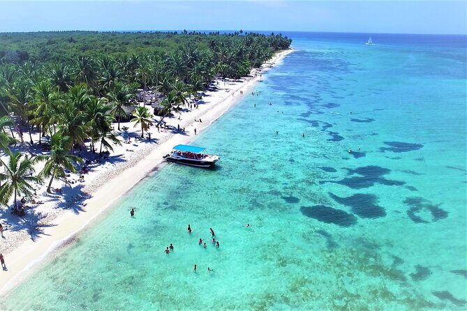 Saona Island Day trip with lunch and transport included. - Key Points