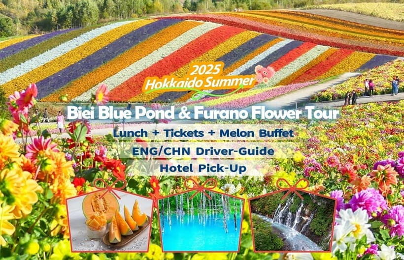 Sapporo: Furano Flower Sea & Biei Blue Pond Tour w/ Pickup - What to Expect on the Tour