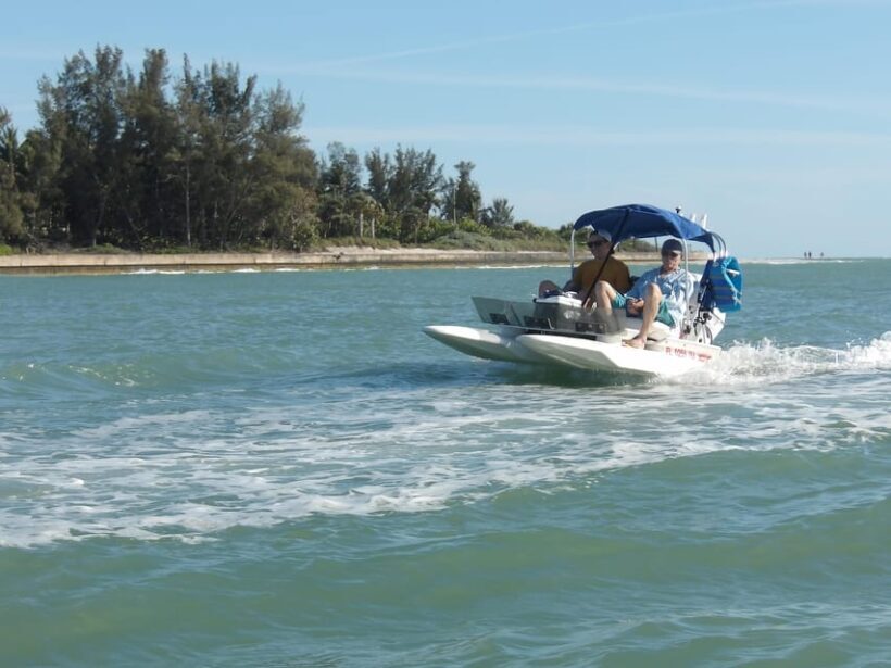 Sarasota: Island Adventures & Catamaran Speedboat Tour - Timing and Group Size