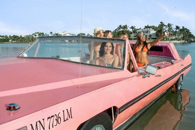 Sarasota Pink Cadillac Boat Cruise BYOB Adventure - Setting Sail in Sarasota: The Pink Cadillac Experience