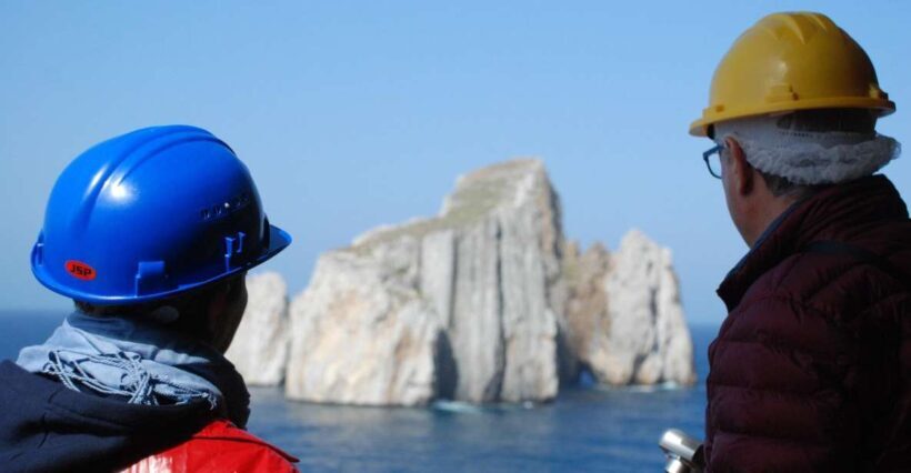 Sardinia mines and sea from Cagliari - Key Points
