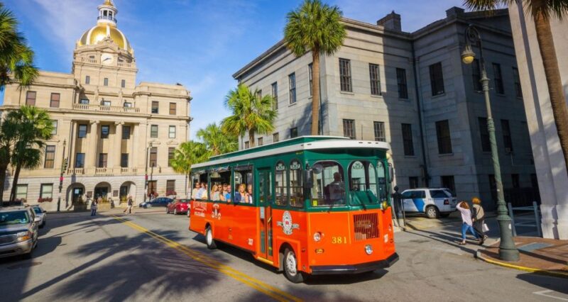Savannah: Old Town Hop-On Hop-Off Trolley Tour - The Itinerary in Detail