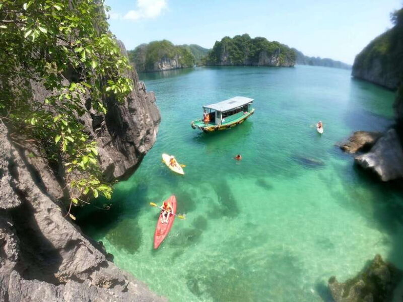 Savor Cat Ba Island adventure 2 days 1 night - Day 2: Cruise, Kayaking, and Hidden Lagoons