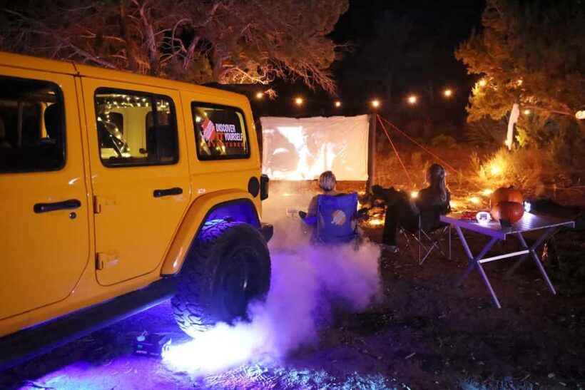 Scary Movie Night in the Desert - The Experience in Detail