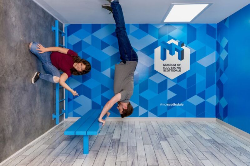 Scottsdale: Museum of Illusions Ticket at Arizona Boardwalk - The Puzzle Bar and Hands-On Learning