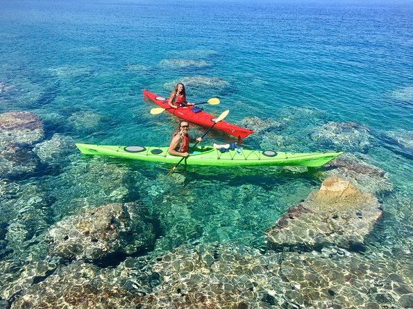 Sea Kayak Epidavros - Ancient Sunken City Tour - Interacting With Marine Life