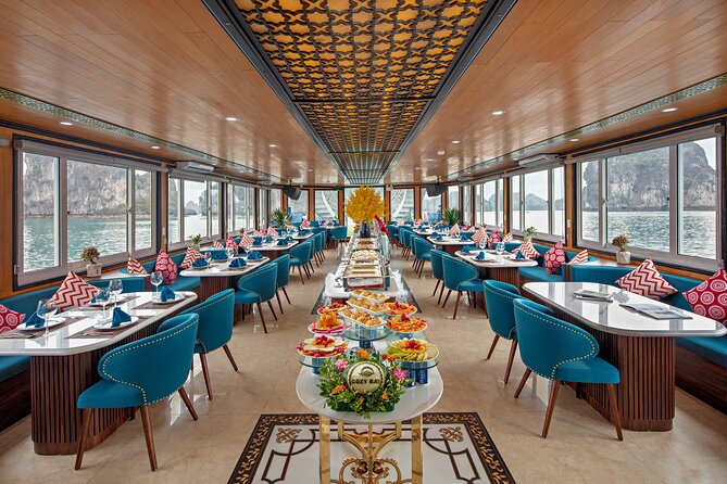 Sea Lion Luxury 5-Star Halong Day Cruise,Buffet Lunch,Shuttle Bus - The Food: Buffet Lunch and Snacks
