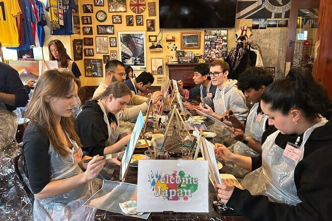 Seasonal Japanese Culture Osaka Paint and Wine Experience - Authentic Experiences and Genuine Praise