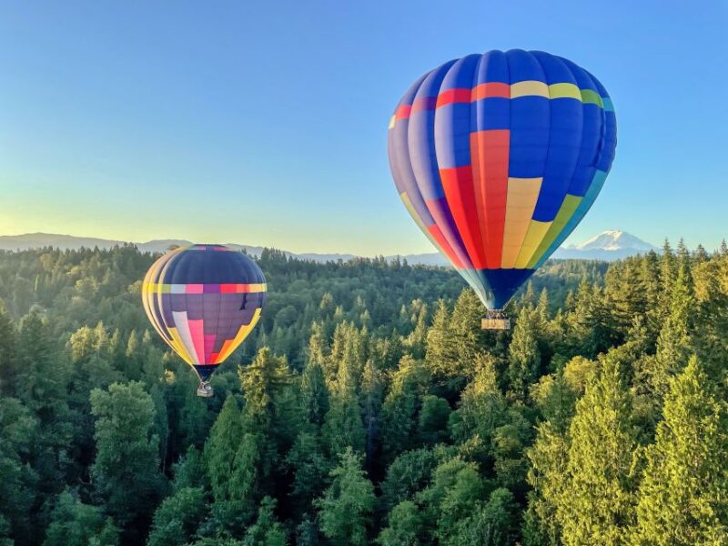 Seattle: Mt. Rainier Sunset Hot Air Balloon Ride - An In-Depth Look at the Experience