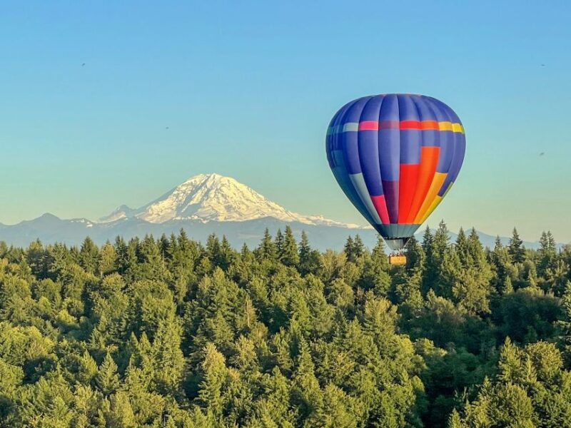Seattle: Mt. Rainier Sunset Hot Air Balloon Ride - What Past Travelers Say