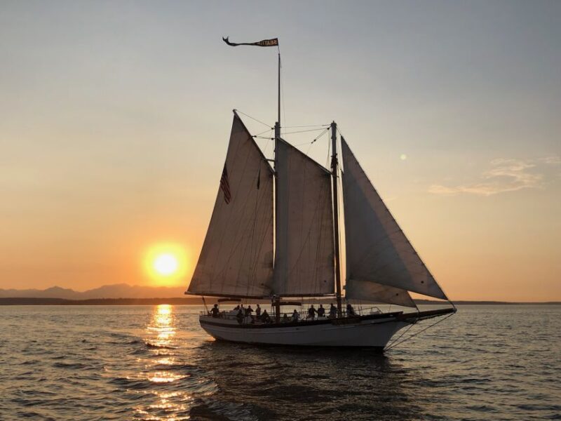 Seattle: Tall Sailboat Sunset Harbor Cruise - What the Itinerary Looks Like