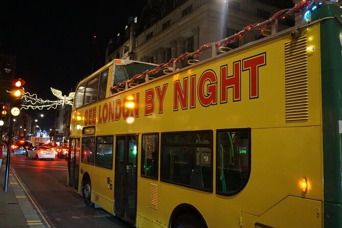 See London Christmas Lights Open-Top Bus Tour with guide - Key Points