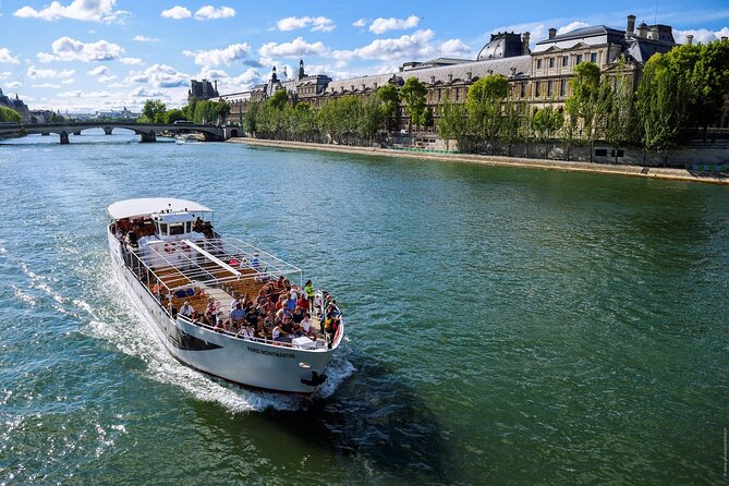 Seine River Guided Cruise With Snack Options by Vedettes De Paris - Booking and Pricing Details