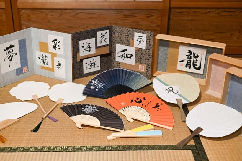 Sekigahara: Calligraphy Workshop with Uchiwa or Sensu - A Practical Introduction to Japanese Calligraphy