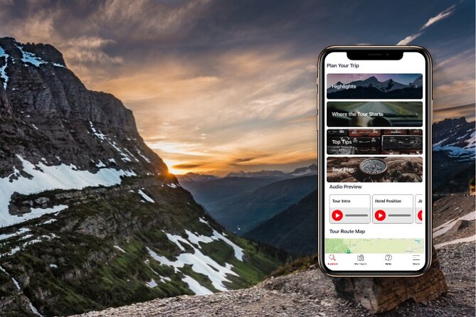 Self-Guided Audio Driving Tour in Glacier National Park - User Experiences and Feedback