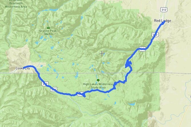 Self-Guided Audio Driving Tour on Beartooth Highway - Key Points