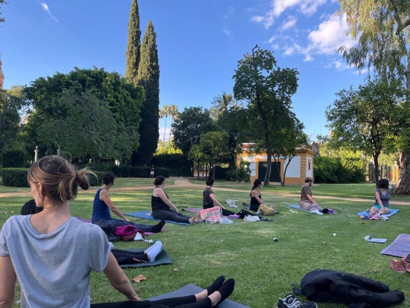 Seville: Group Yoga classes All levels - in French - Authenticity and Social Aspects