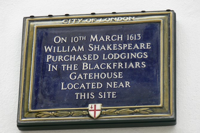 Shakespeare London Walking Tour - Booking Information and Policies